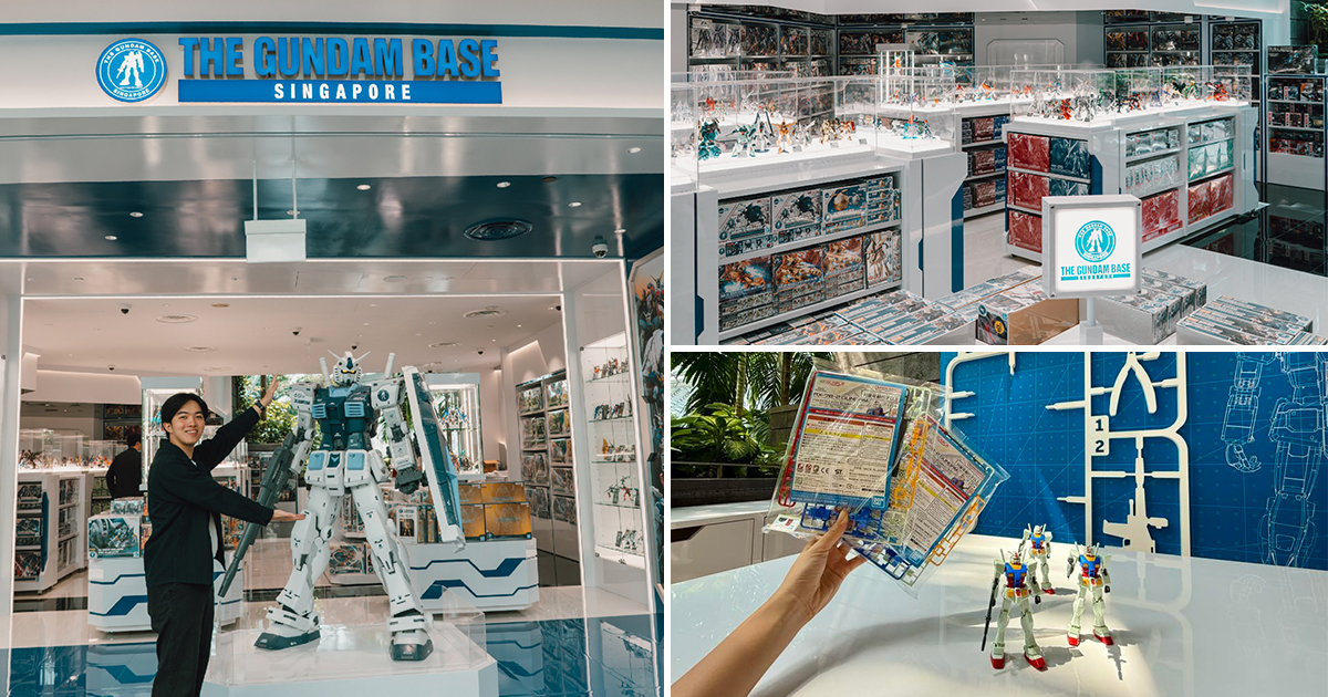 First Look: The Gundam Base Singapore Opens at Jewel with a 1.8m RX-78 ...