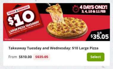 Pizza Hut’s Popular $10 Large Pizza Takeaway Returns for Tuesdays and ...