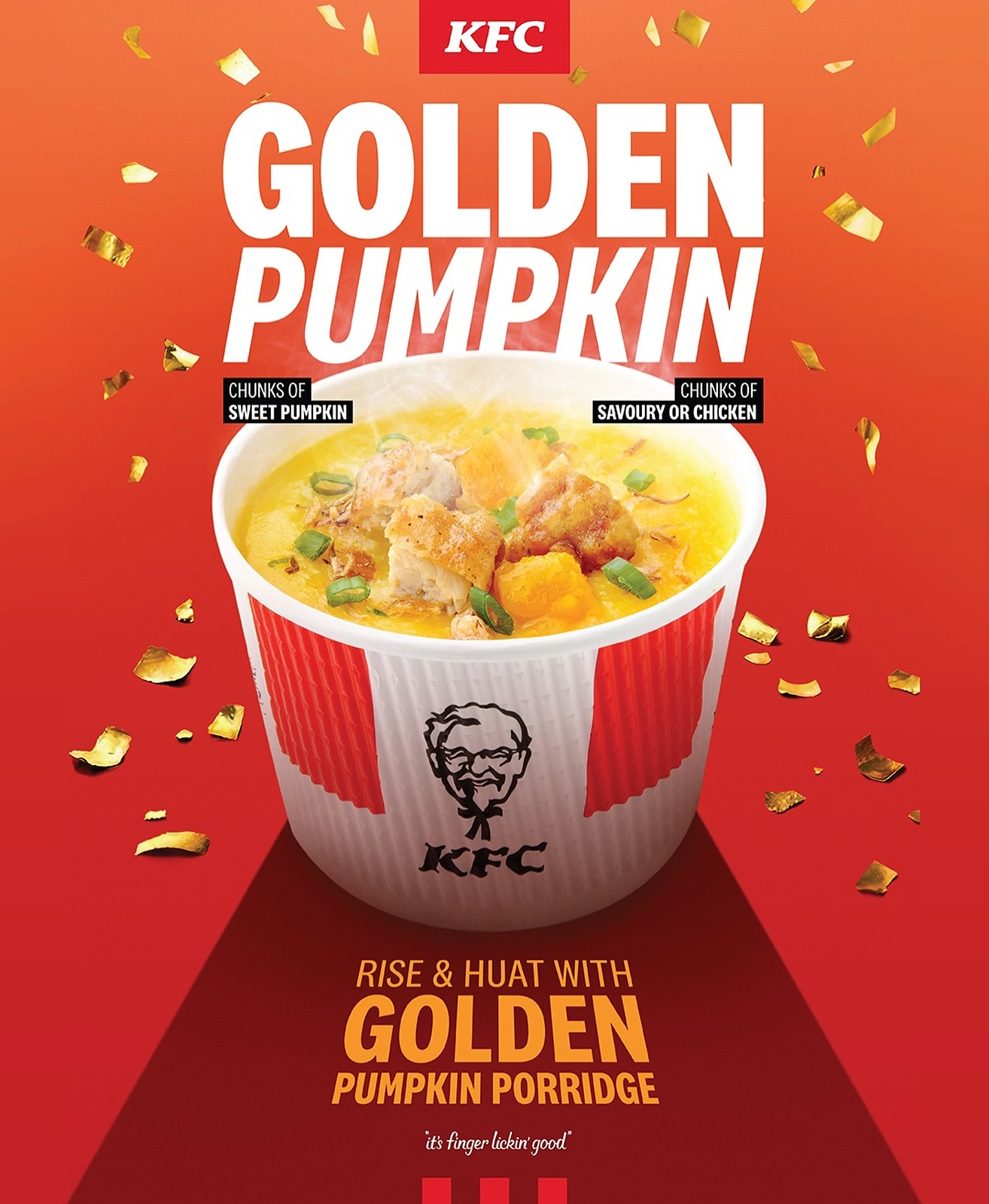 KFC Singapore Launches $5 Golden Pumpkin Porridge Value Meal for ...