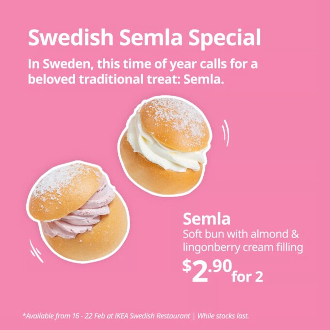 IKEA Restaurant in Singapore Serves Up Swedish Semla Special at S$2.90 ...