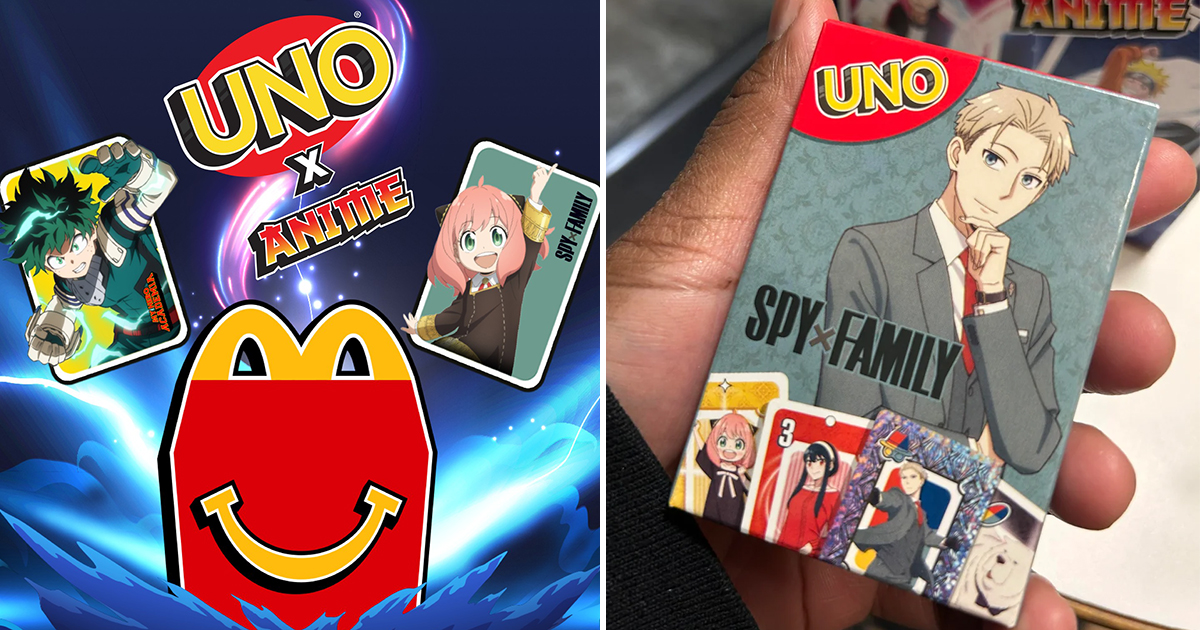 UNO x Anime Cards Coming to McDonald’s Happy Meal in Singapore, Could ...
