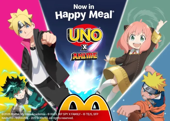 UNO x Anime Cards Coming to McDonald’s Happy Meal in Singapore, Could ...