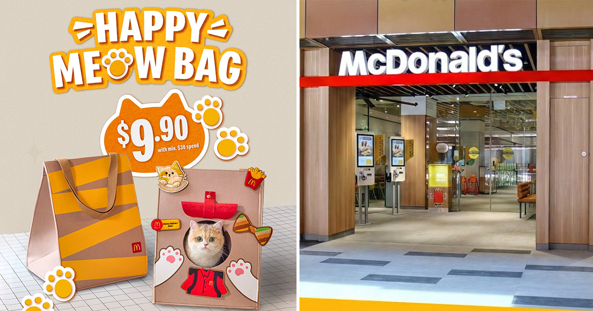 McDonald’s Singapore to Launch First-Ever Happy Meow Bag for Pets at $9 ...