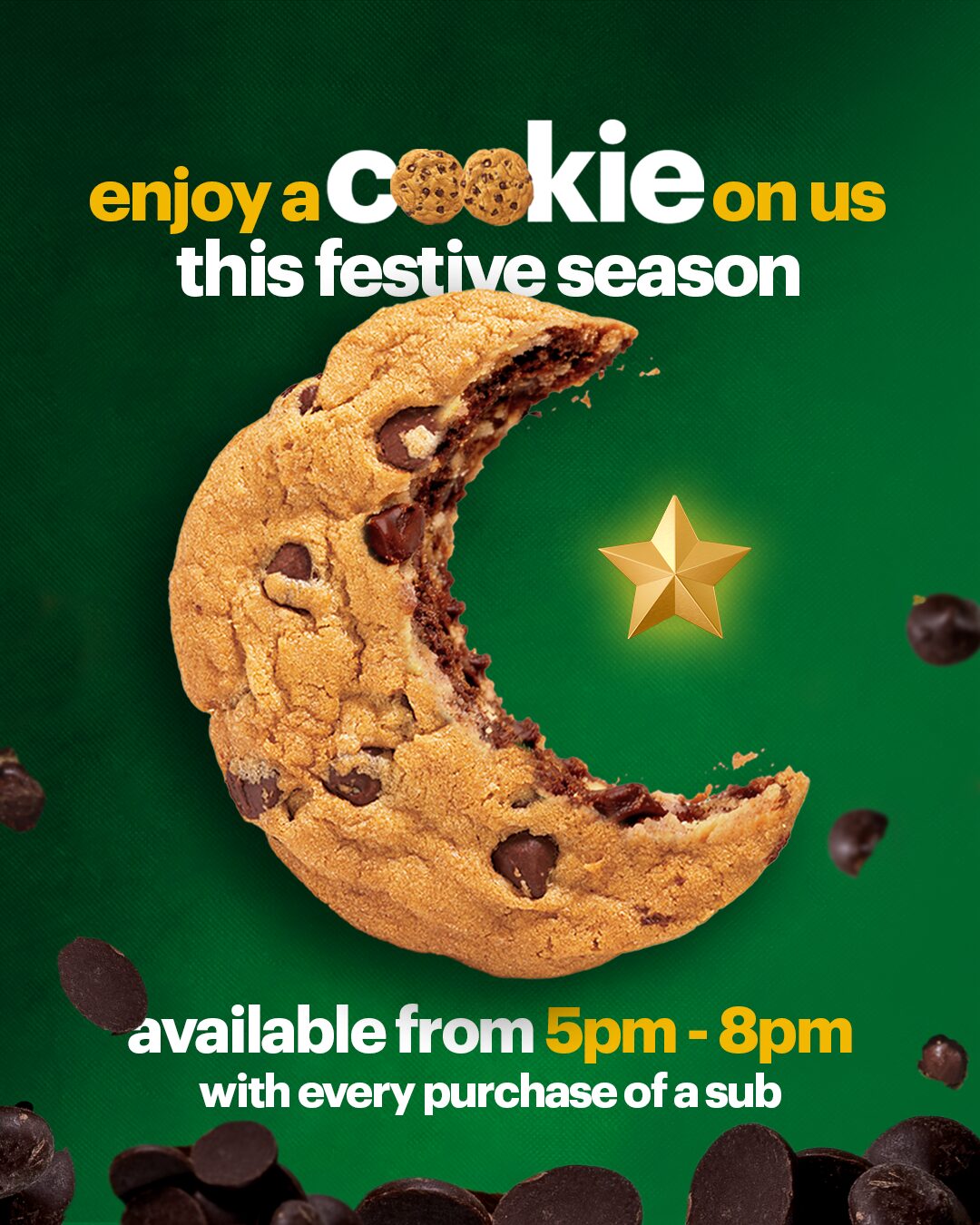 Subway Singapore Giving FREE Cookie With Every Sub Purchase This ...