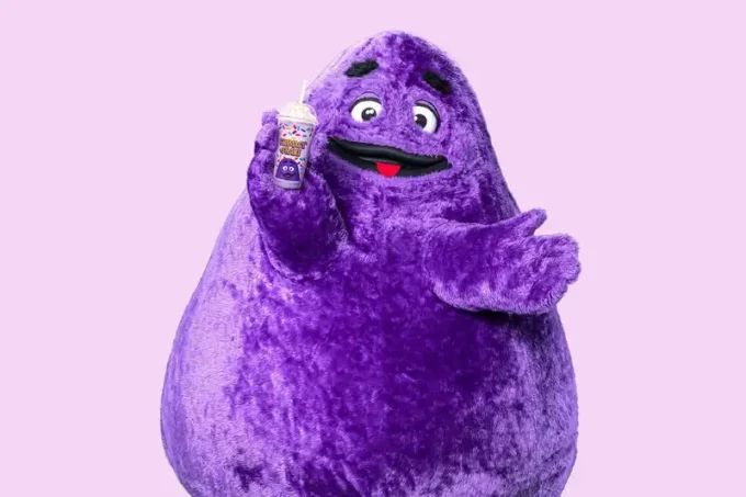 McDonald’s Singapore Teases Grimace’s Favourite Purple Shake May Soon ...