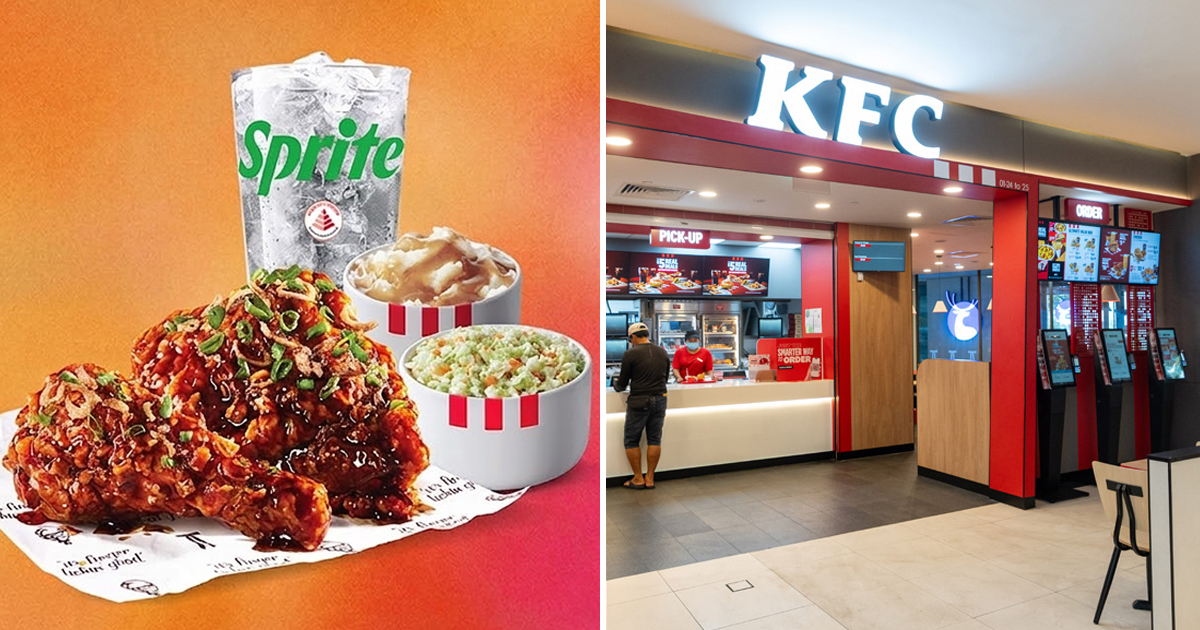 KFC Singapore Offers Smoky Kecap Manis Chicken Meal at S$6.95 for ...