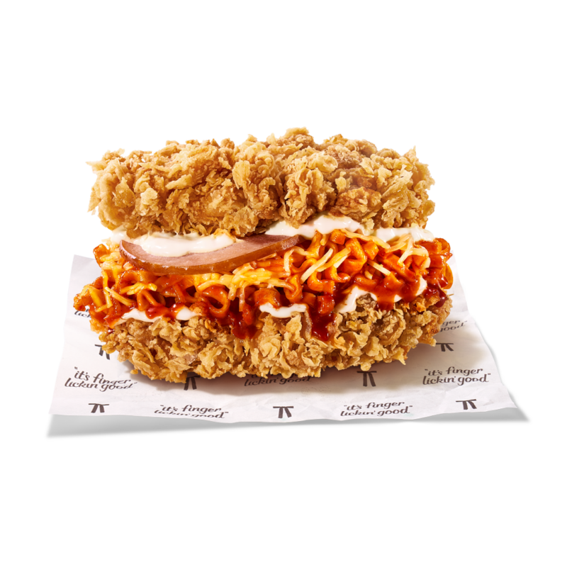 KFC Singapore Launching Samyang Buldak Carbonara Menu with Double Down ...