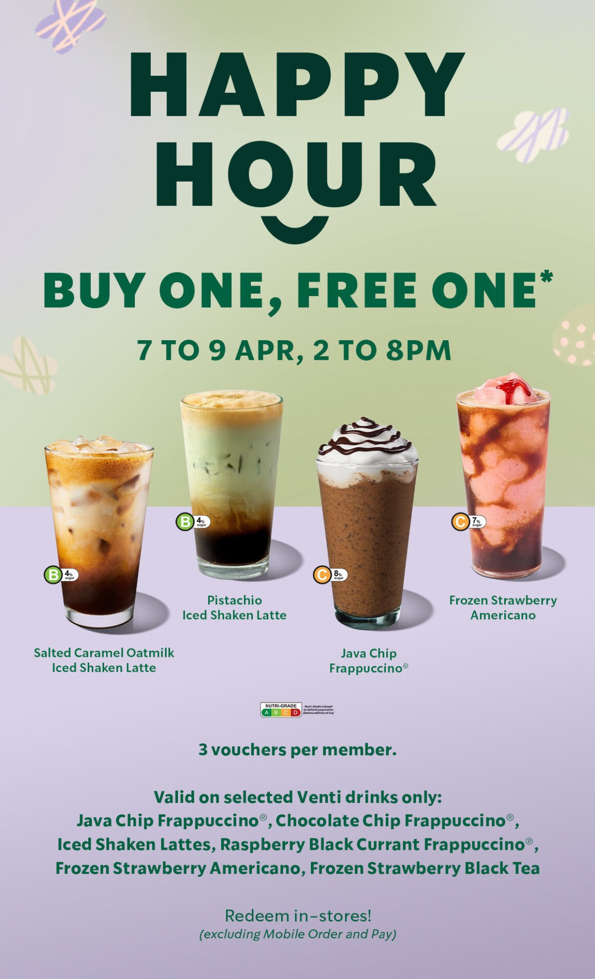 Starbucks Singapore Brings Back 1-FOR-1 Happy Hour Promo on Six Drinks ...