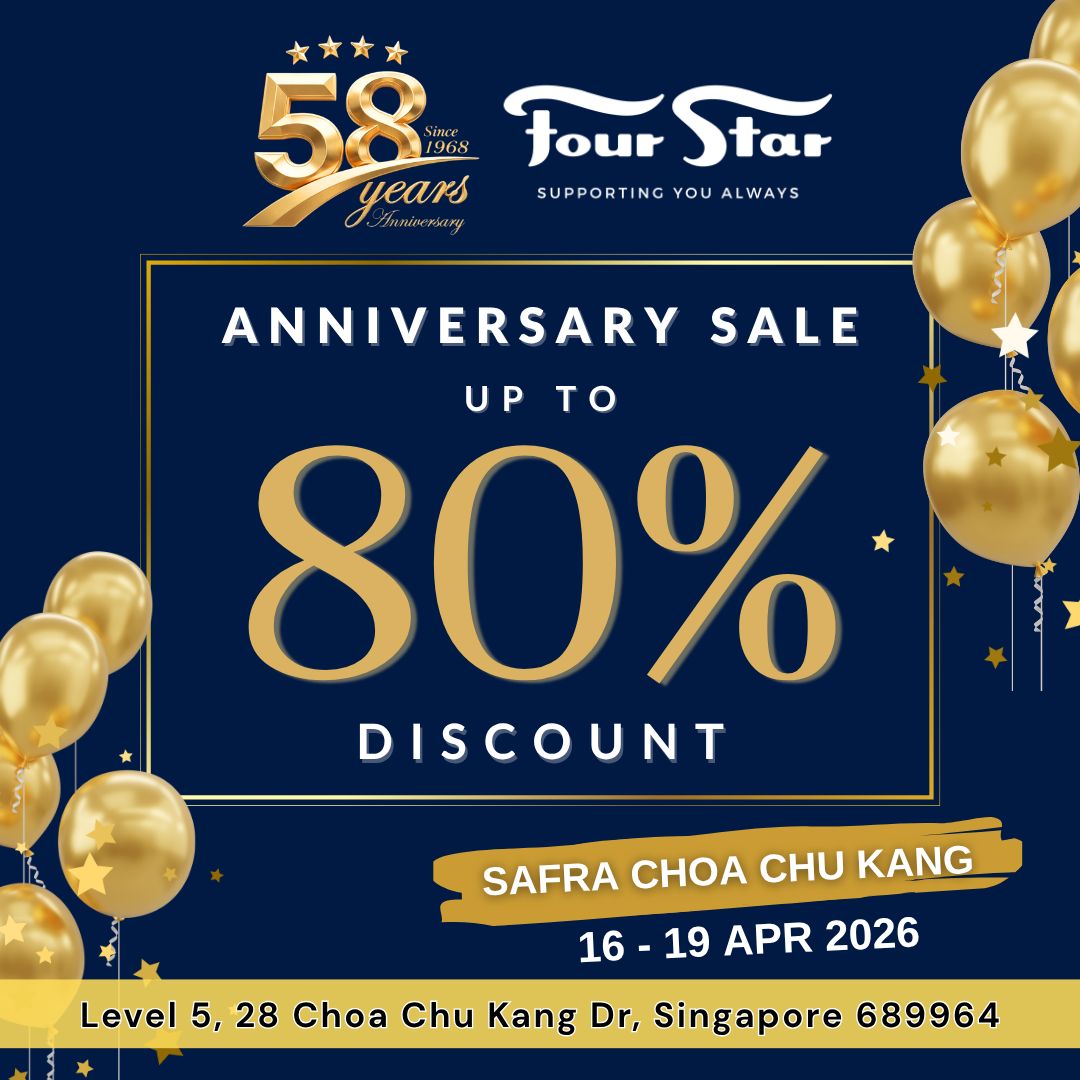 Four Star 58th Anniversary Sale at SAFRA Choa Chu Kang Offers Up to 80% ...