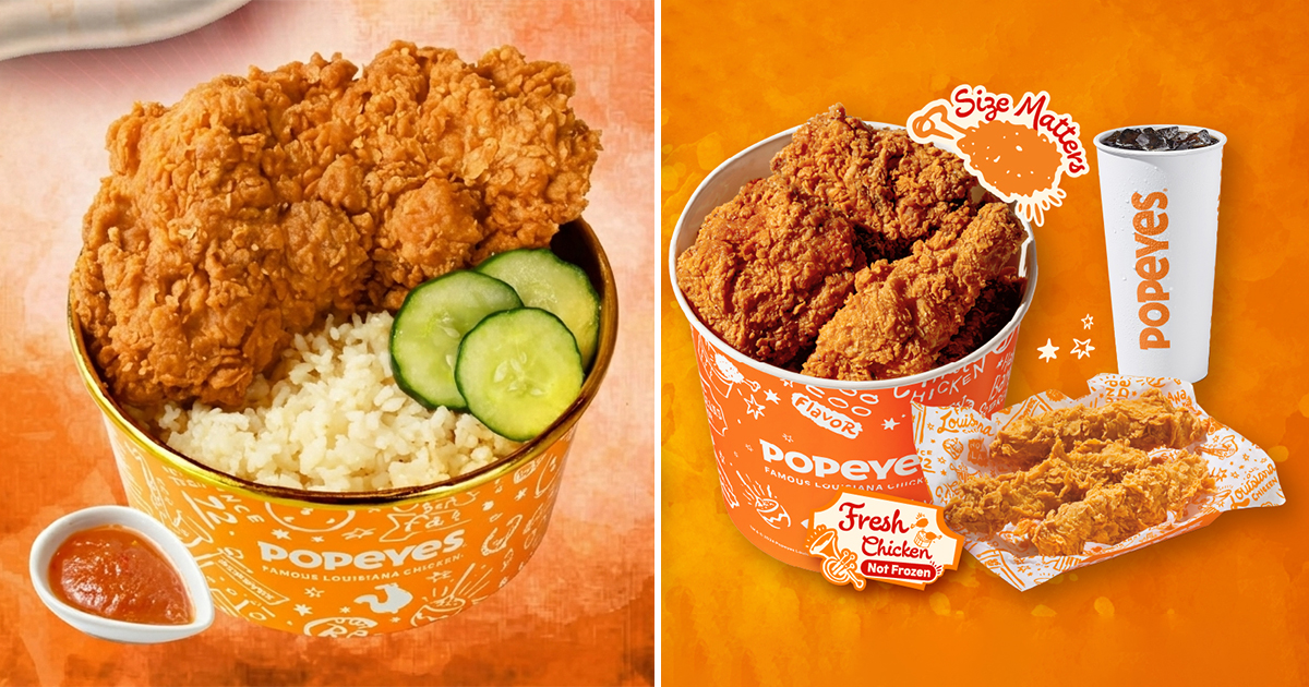 Popeyes Singapore Serves Up 3 Deals Featuring $9.90 1-FOR-1 Meal and ...