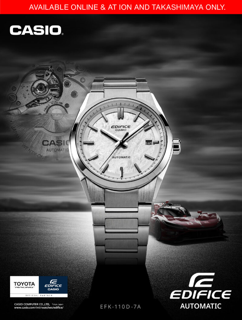 Casio S'pore Launches EDIFICE EFK-110 with Made-in-Japan Automatic ...