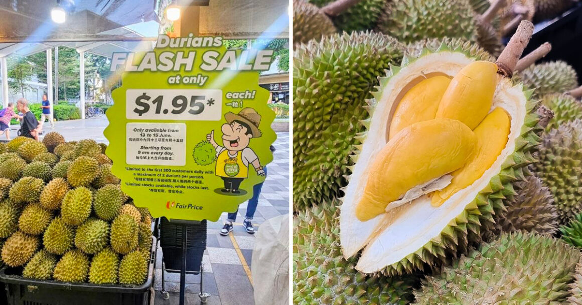 FairPrice Brings Back $1.95 Durian Flash Sale Across Three Weekends ...
