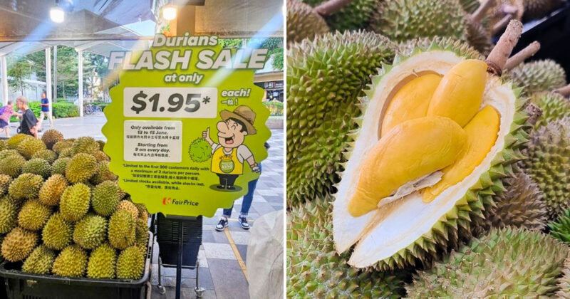 FairPrice Brings Back $1.95 Durian Flash Sale Across Three Weekends ...