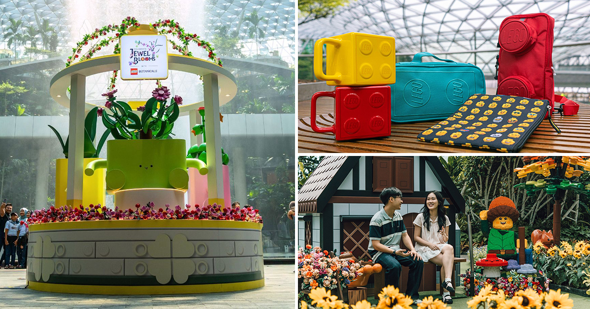 Jewel Changi Airport Blooms with 800,000 LEGO Bricks, Floral ...