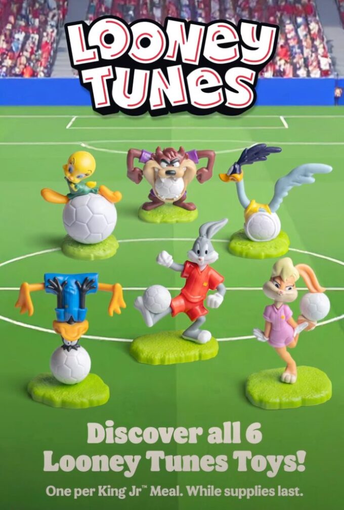 Burger King Singapore Launches Looney Tunes Football-Themed Toys in ...